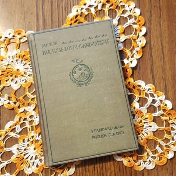 Milton | Accents | Antique 879 191 Hardback Book Paradise Lost I Ii And ...